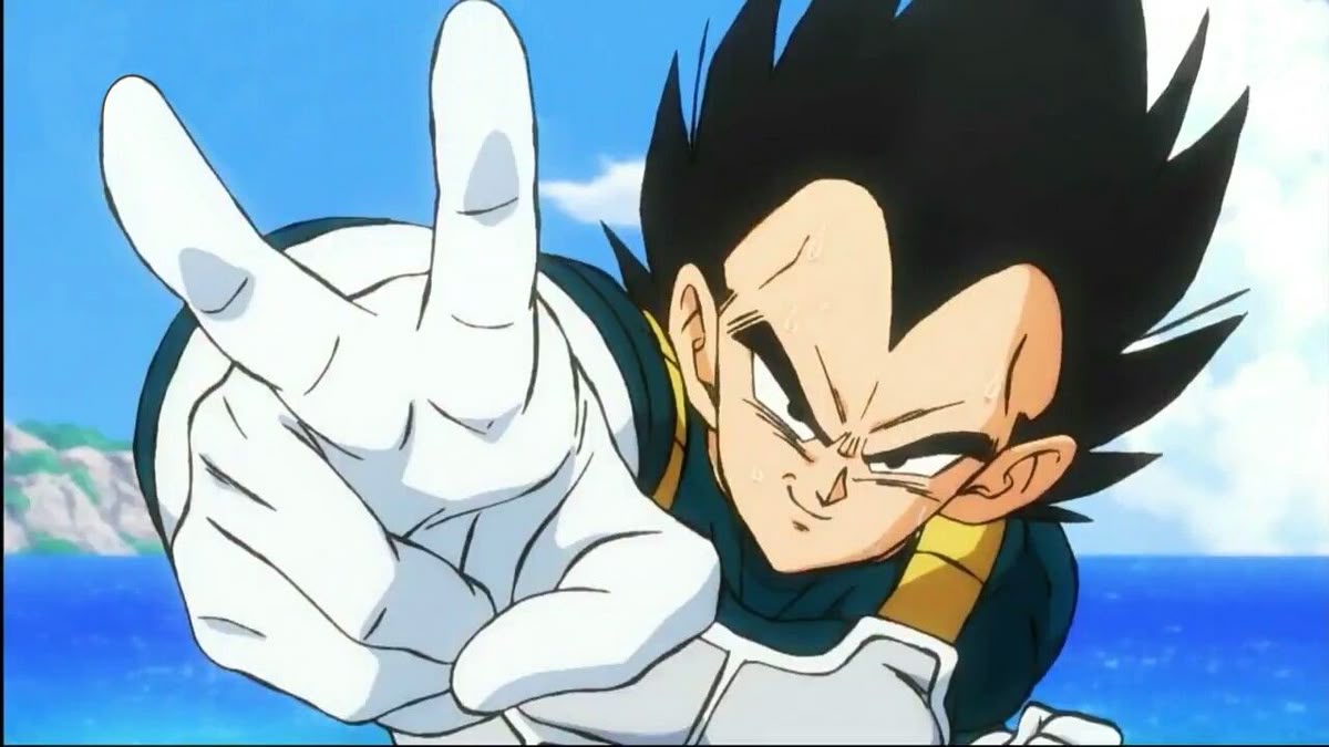 VEGETA. JUST A PUPPY DOG.